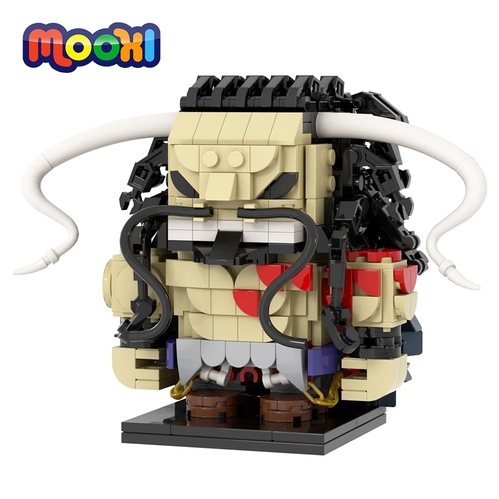 MOOXI-Anime-Series-648Pcs-MOC-Bricks-Figures-BrickHeadsed-Building ...