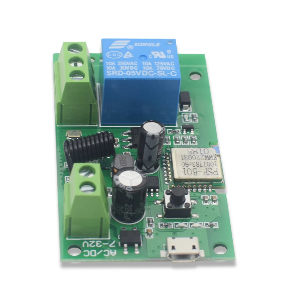 eWelink-Tuya-Zigbee-Wifi-Smart-Switch-Relay-1CH-Module-RF433-Wireless ...