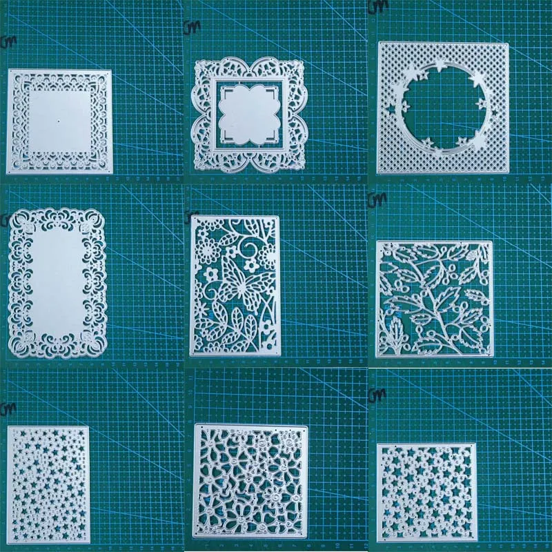 frame background metal cutting dies mold Scrapbooking decoration paper ...