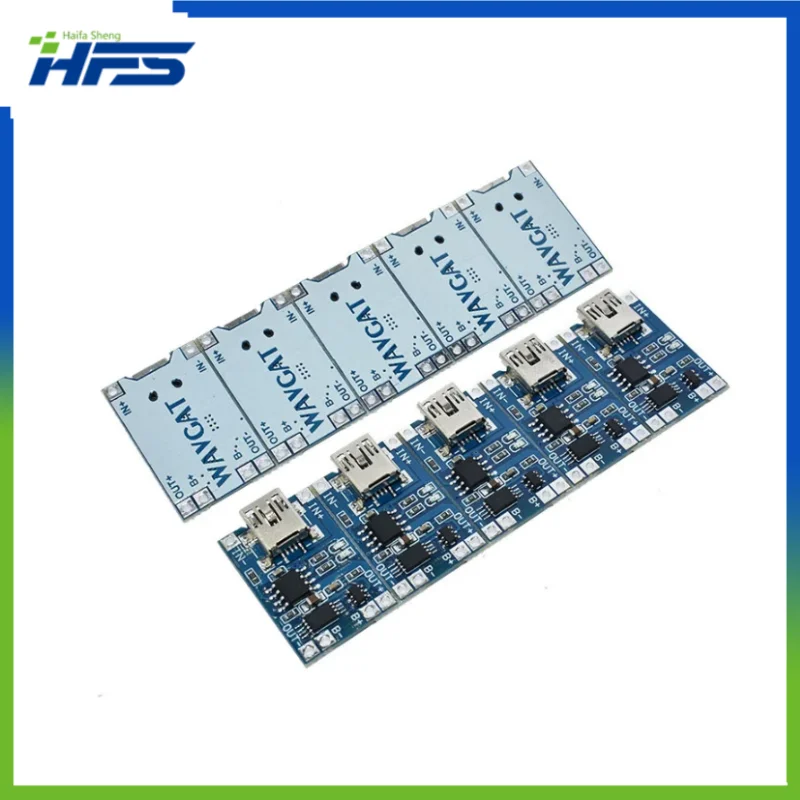 5pcs 5V 1A Type-c/Micro/Mini USB 18650 Lithium Battery Charging Board ...