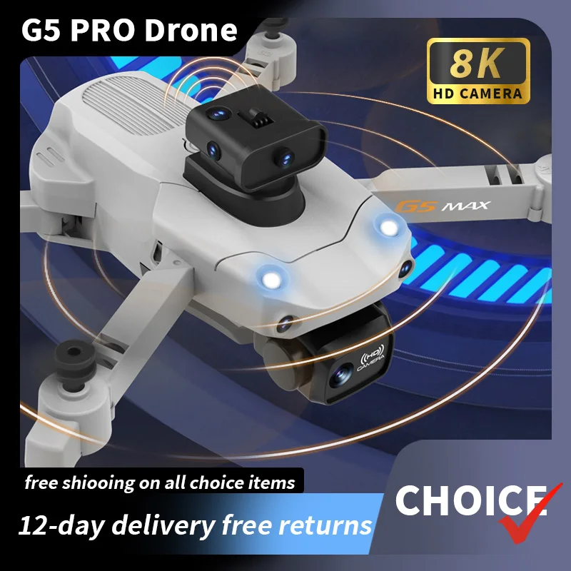 GX-MAX-Drone-Professional-360-All-round-Obstacle-Avoidance-GPS-8KDual ...