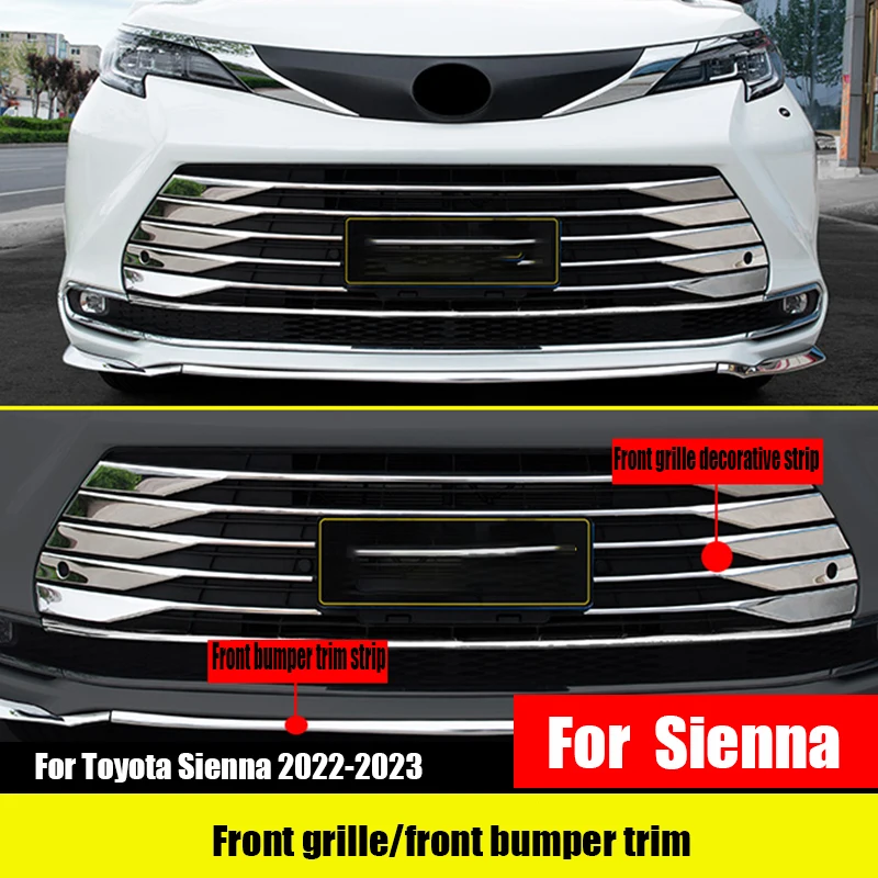 For Toyota Sienna 2022-2023 Upgraded accessories for grille decorative ...