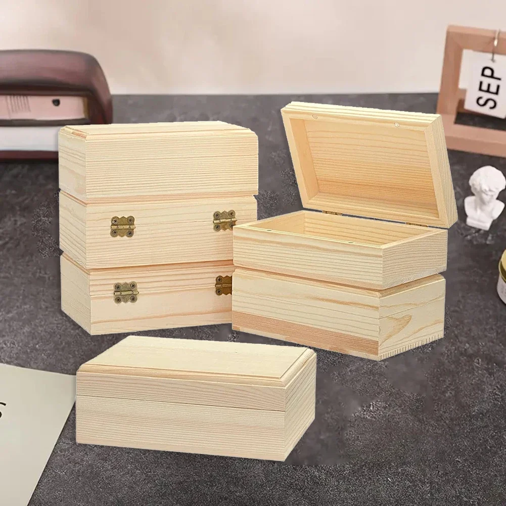 Wooden Storage Box Personalized Light Wood Storage Box Multifunction ...