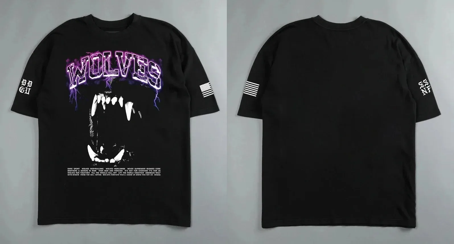 Darc-Sport-Wolves-Gym-T-Shirts-Oversize-Workout-Fitness-Darcsport-Men-s ...