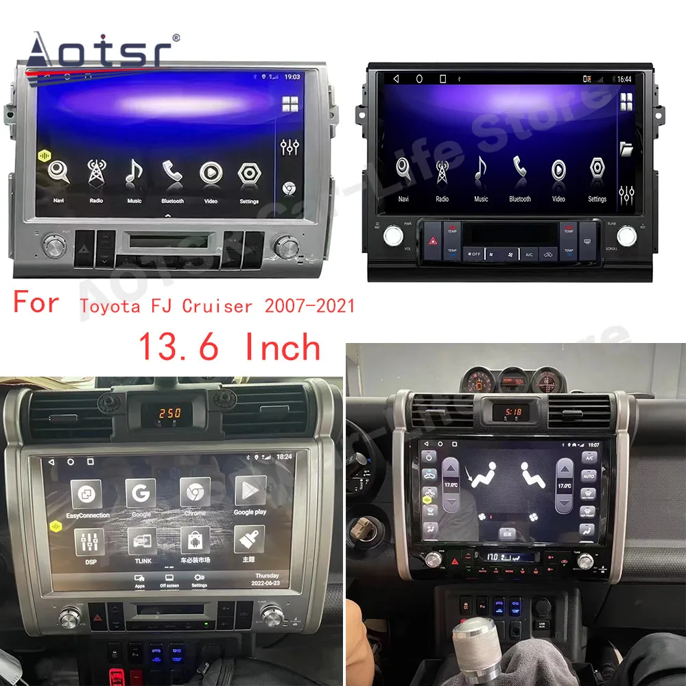 Multimedia Receiver Android 13 For Toyota FJ Cruiser 2007~2021 GPS ...