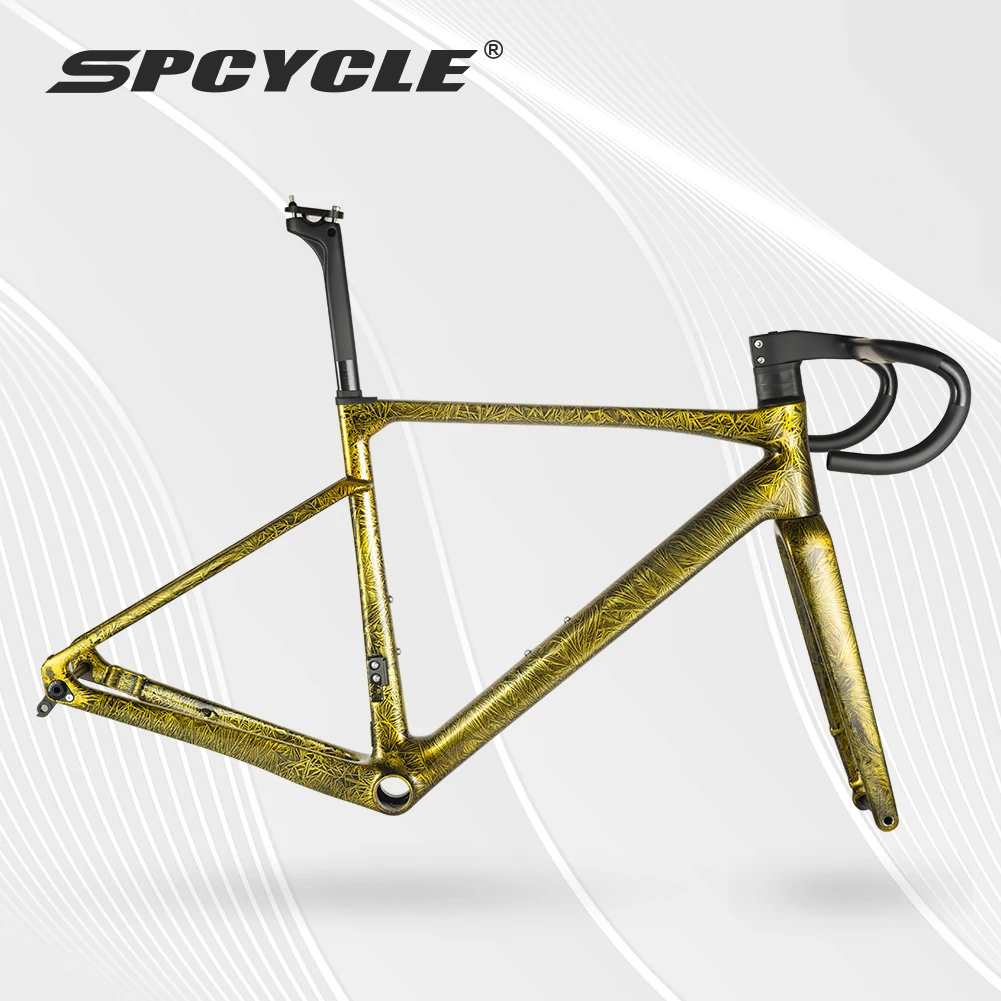 Spcycle-Cor-Cristal-T1000-Carbono-Quadro-Road-Bike-700x32C-Freio-A ...