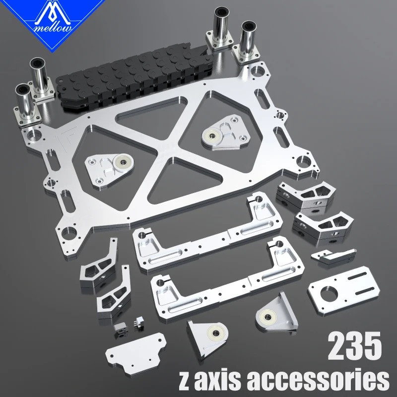 Mellow VzBoT 235 Vz235 3D Printer All Metal CNC Z-Axis Bracket Kit with ...