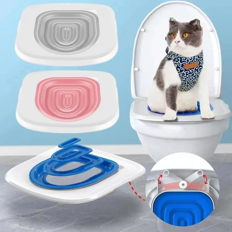 Cat-Toilet-Trainer-Reusable-Detachable-Cat-Potty-Training-Kit-Cat ...