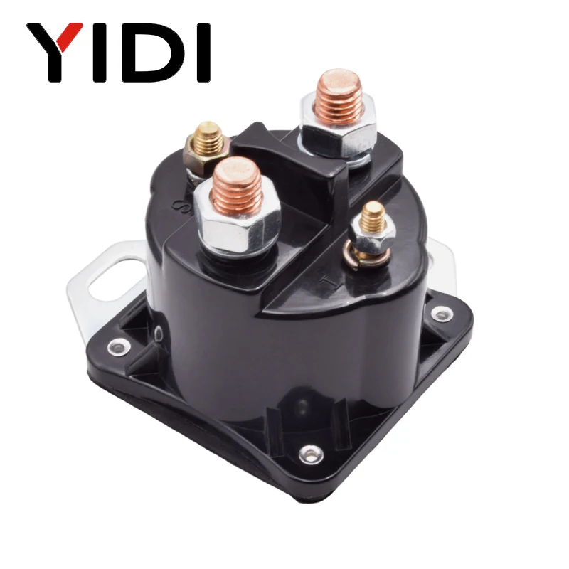 12V DC Metal Car Motor Starter Solenoid Relay Contactor 150A High ...