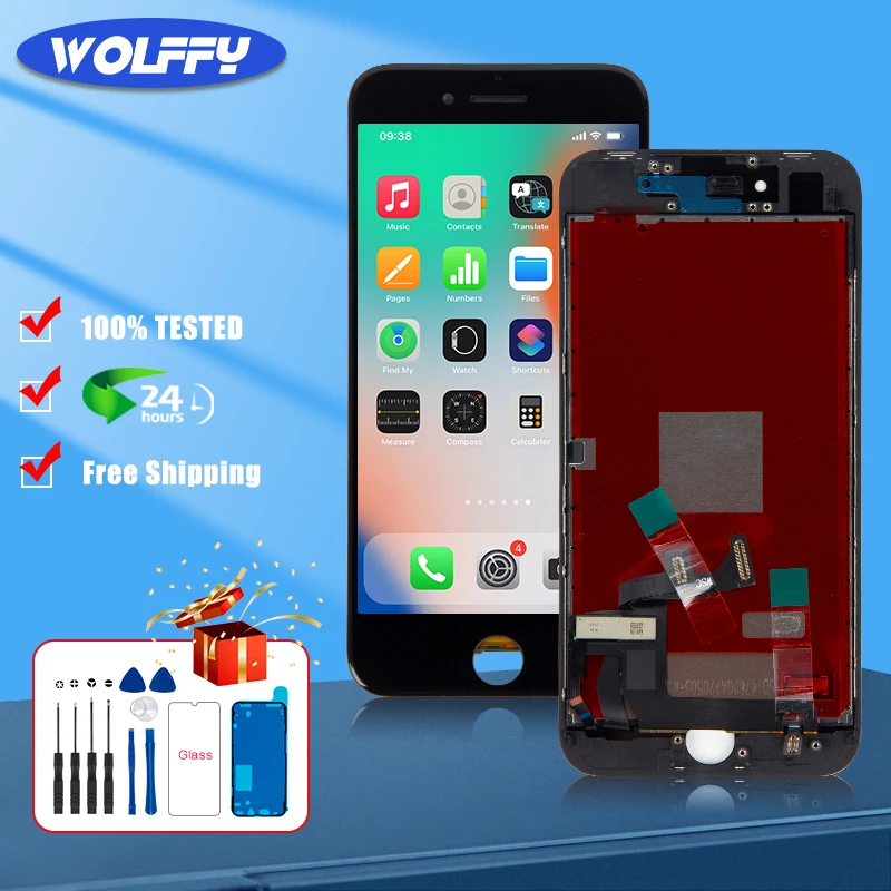 Completo novo display lcd para iphone 8 7 6s 6 plus 5S 5c 5 se 4S se22 ...