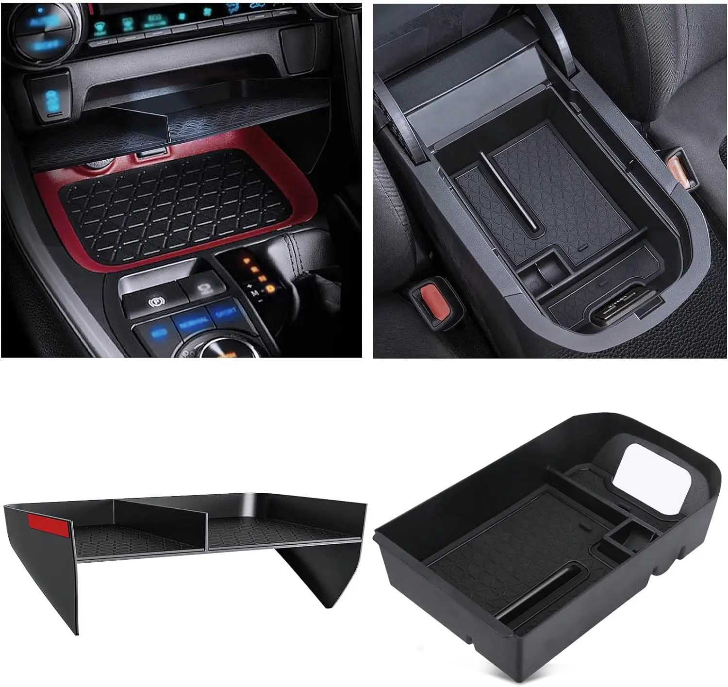 Center Console Organizer Compatible with Toyota RAV4 2024-2019 Interior ...