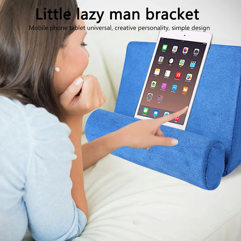 Tablet Tablet Stand Pillow For IPAD Plush Microfiber Mini Tablet Stand ...