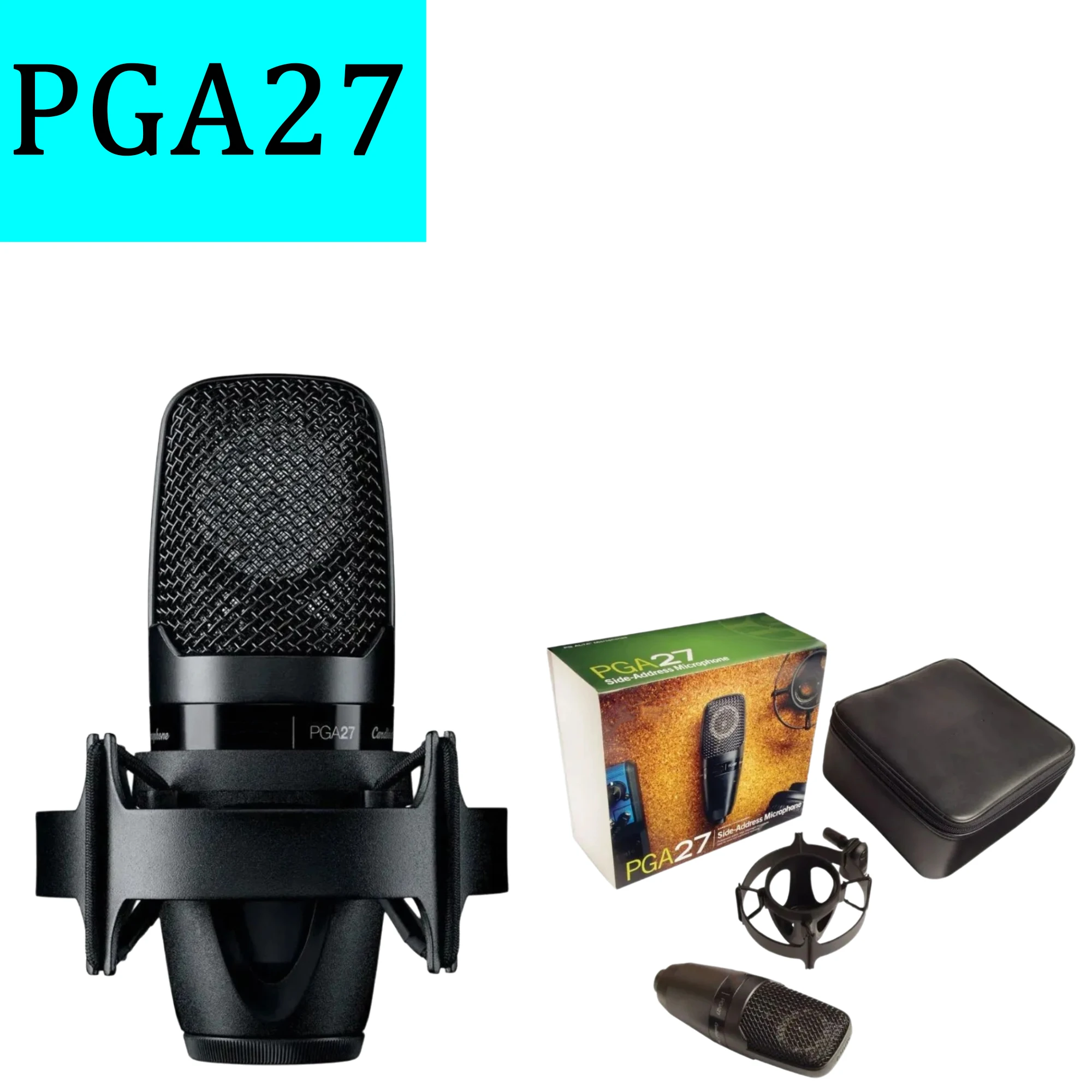 PGA27-Condenser-Microphone-Large-Diaphragm-Side-Address-Mic-for-Vocal ...