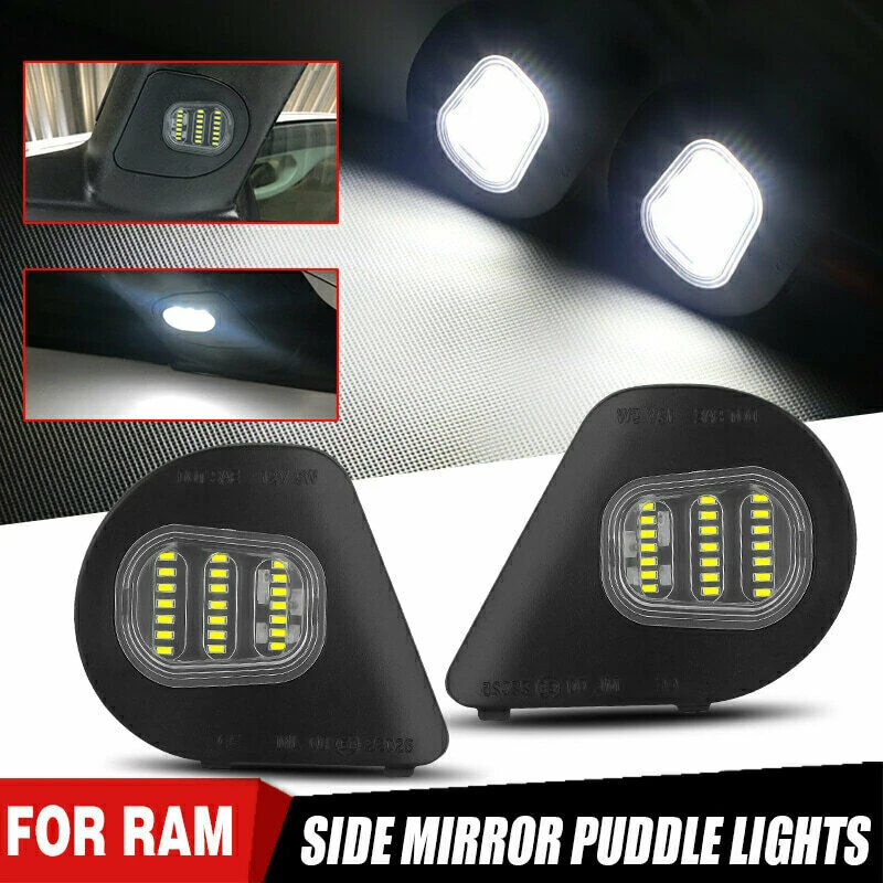 LED-Side-Marker-Truck-Mirror-Puddle-Light-For-Dodge-Ram-1500-2500-3500 ...