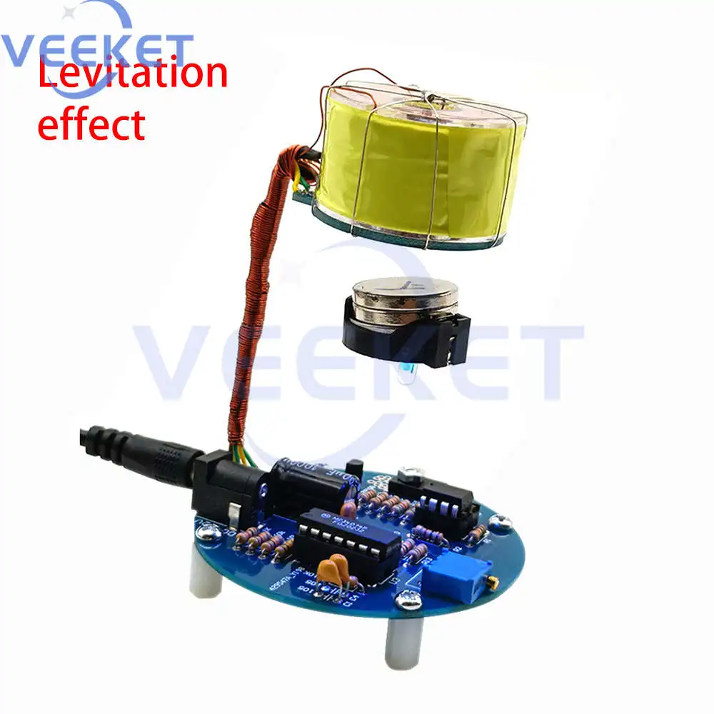 12V-1A-2A-Pull-Up-Maglev-Electronic-Fabrication-Learning-Kit-Smart ...