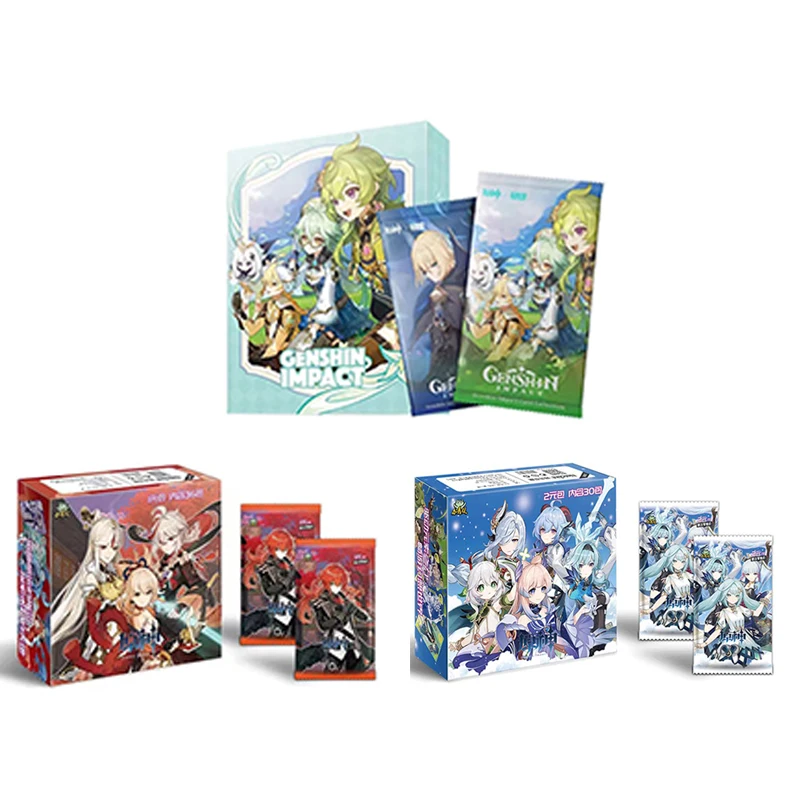 Genshin-Impact-Cards-Box-Collection-TCG-Pack-Full-Set-Set-Anime-Playing ...