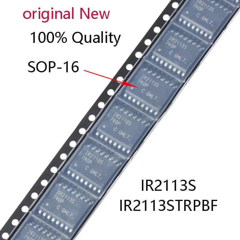 100pcs 2022+ 100%new Original Ir2113strpbf Ir2113s Sop-16 Grid Drive Ic ...