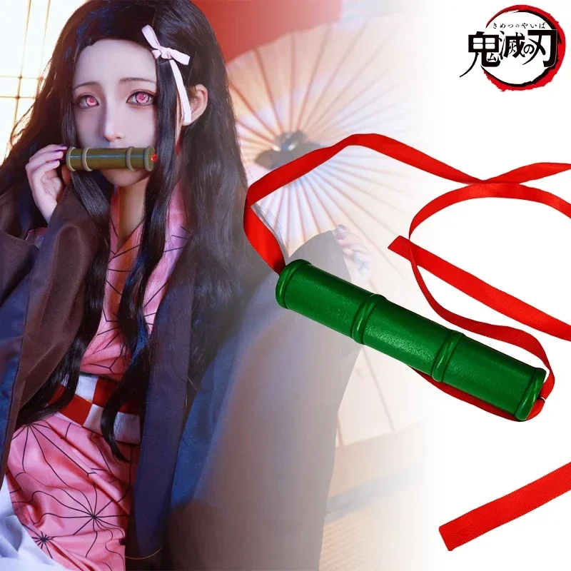 Demon-Slayer-Nezuko-Cosplay-Prop-Mouth-Bamboo-Tube-Stick-Kimetsu-No ...
