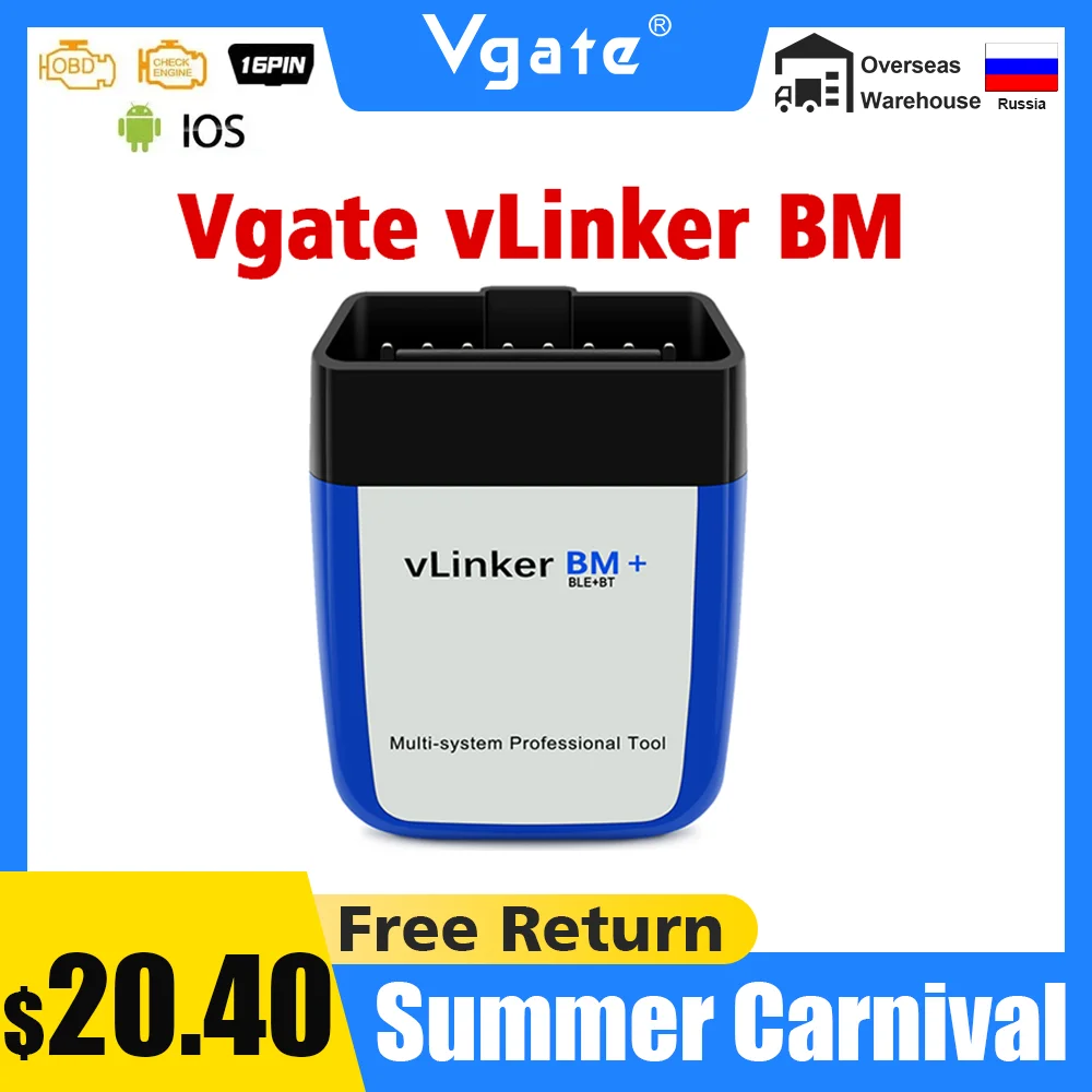 Vgate-vLinker-BM-ELM327-For-BMW-Scanner-wifi-Bluetooth-4-0-OBD2-OBD-2 ...
