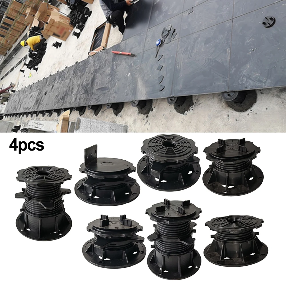 4Pcs-Height-Adjustable-Floor-Balance-Support-Pedestal-Bearing-Decking ...