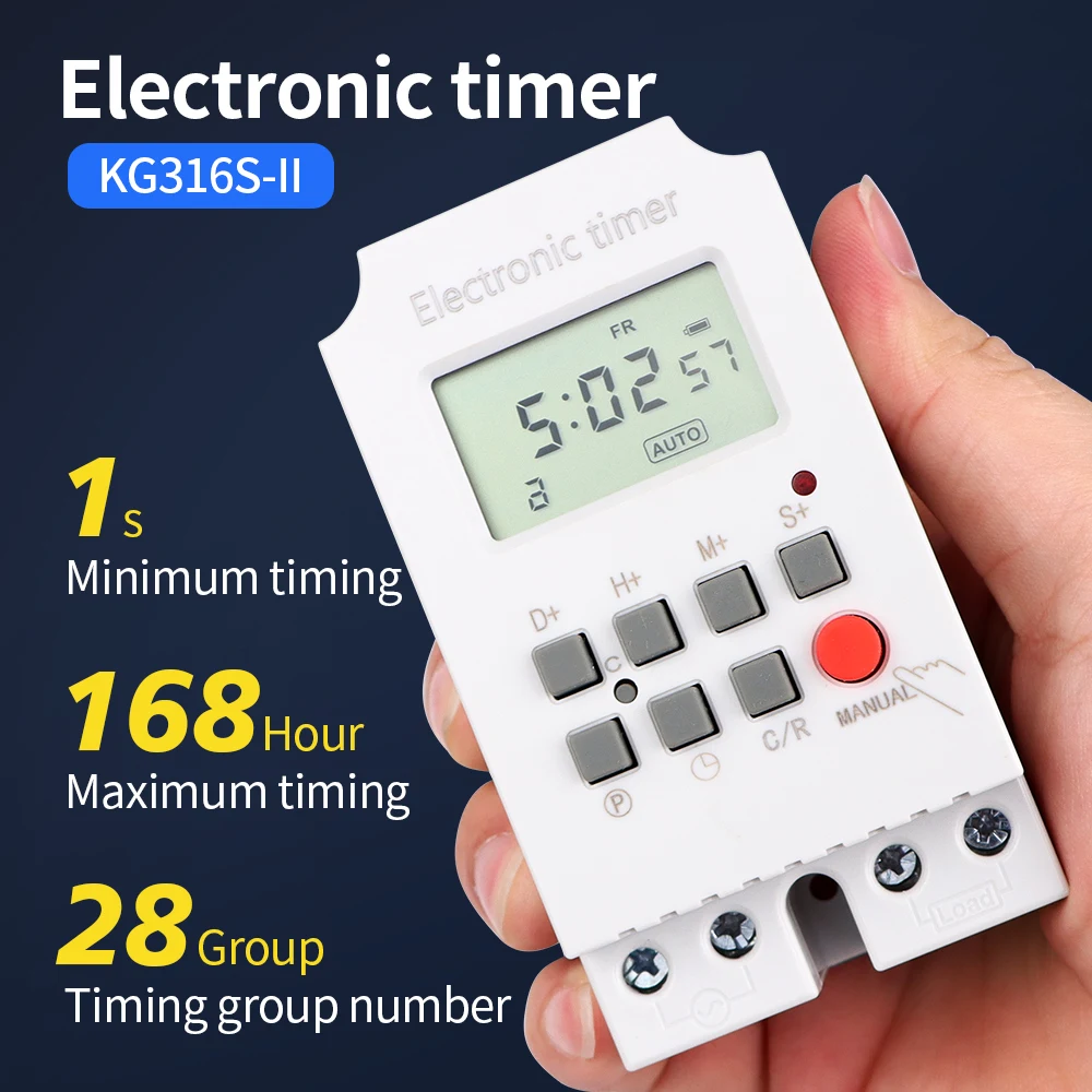 KG316S-220VAC-25A-Digital-Timer-Switch-Automatic-Electronic ...