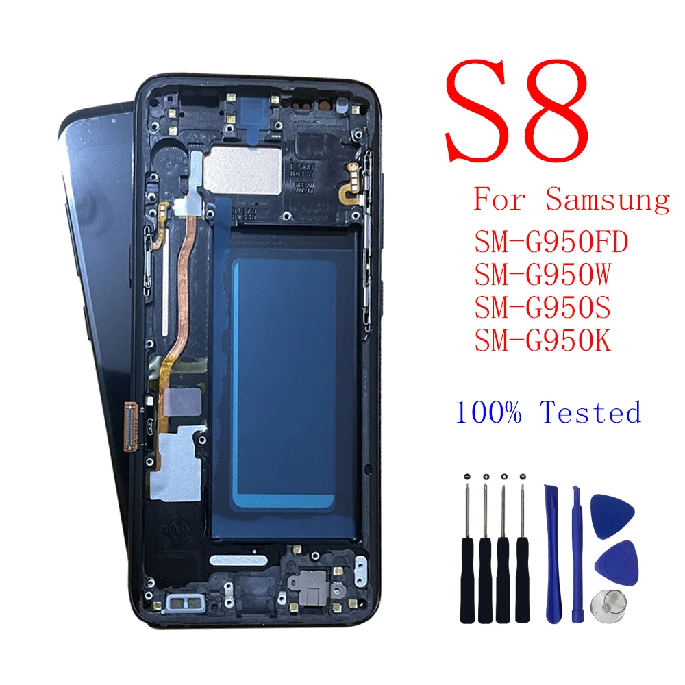 LCD-Display-For-SAMSUNG-Galaxy-S8-G950-SM-G950FD-Touch-Screen-Digitizer ...