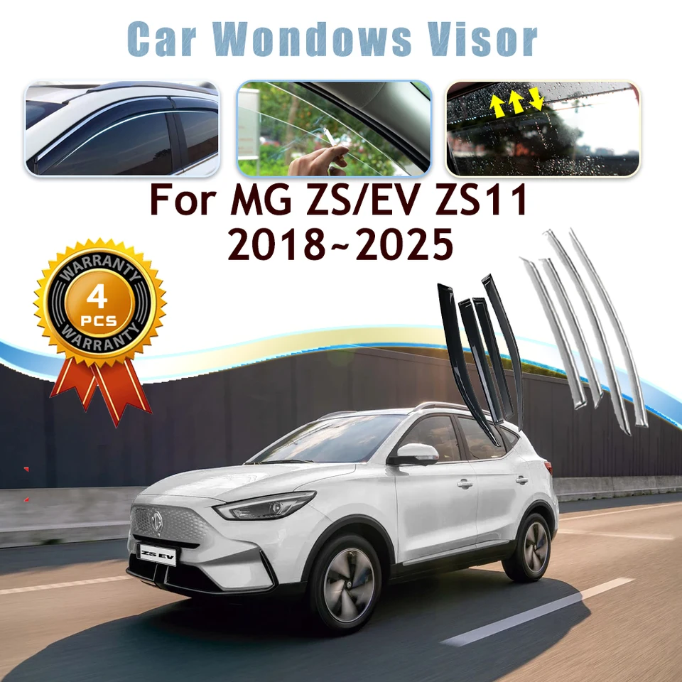 MG ZS Window Visors Aazon.co: Rain Guards For Ford Averick 2022-2024 ...