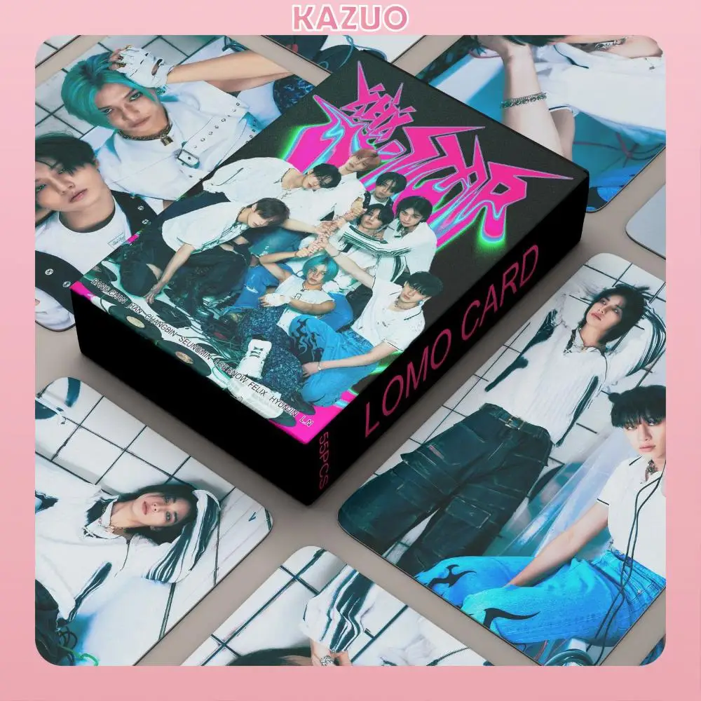 KAZUO-tarjetas-fotogr-ficas-Kpop-55-piezas-SK-ROCK-STAR-Album-Lomo-Card ...