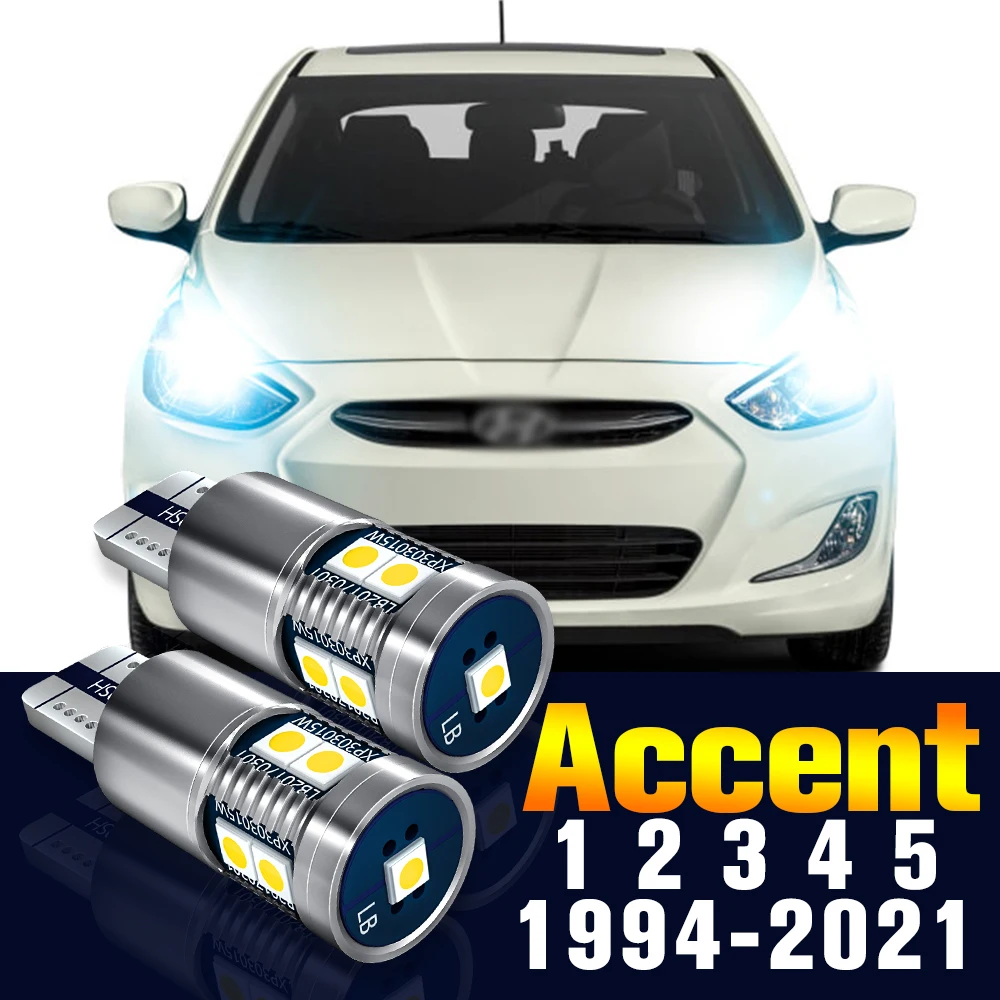 Bombilla de luz LED para estacionamiento, Hyundai Accent accesorio para ...