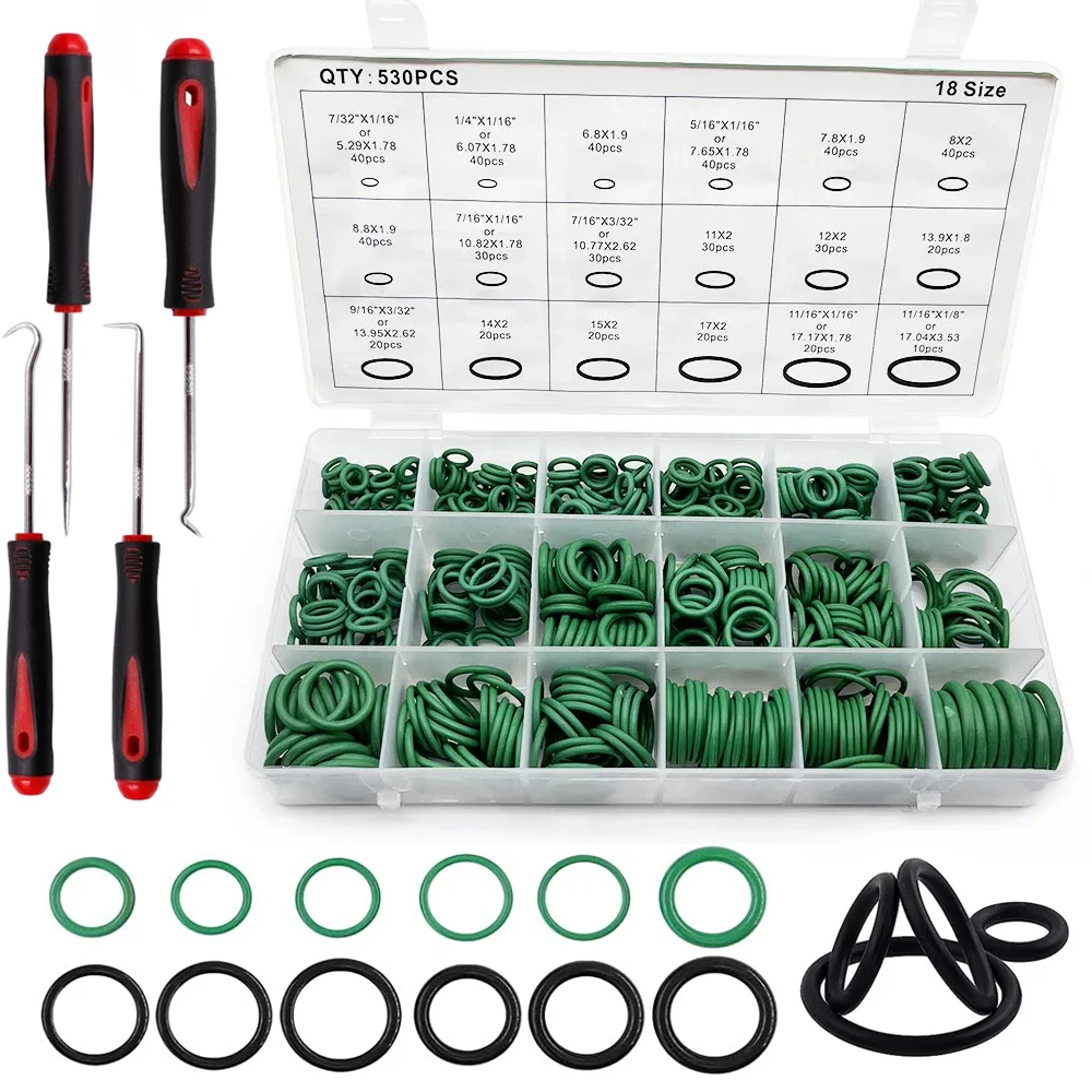 O-Rings-Kit-Nitrile-Rubber-Oring-Assortment-with-4-Hook-Set-for-Various ...