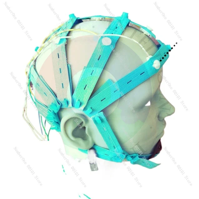EEG cap, wet electrode cap, gold-plated electrode cap, brain electrode ...