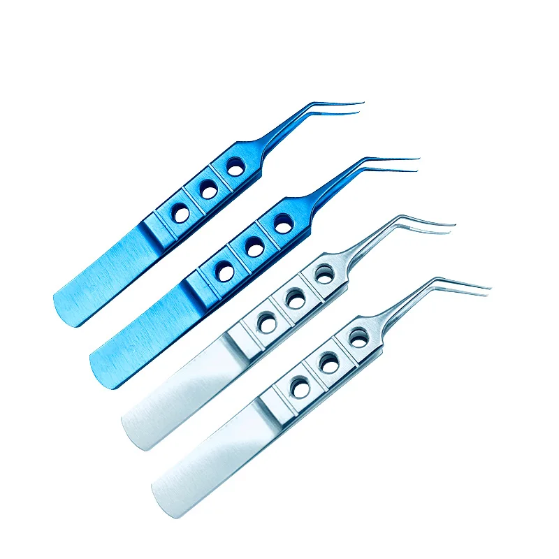 1pc Titanium tweezers Utrata Style Capsulorhexis Forcep 85mm ophthalmic ...