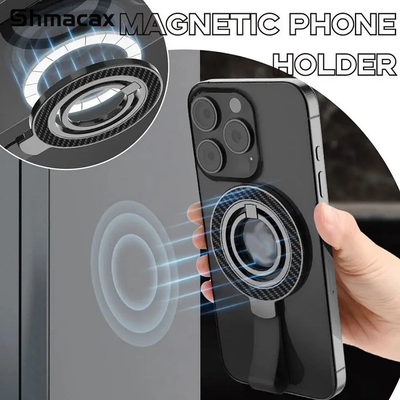 Double-sided-Magnetic-Desktop-Stand-Magnetic-Cell-Phone-Holder-For ...
