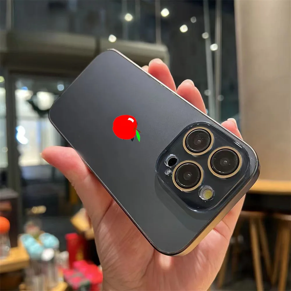 Suitable-for-Apple-iPhone-titanium-brushed-frame-15promax-mobile-phone ...