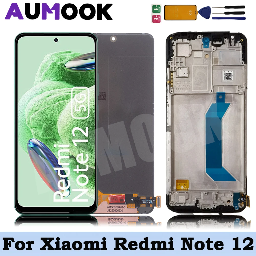 Original-for-Xiaomi-Redmi-Note-12-5G-22111317G-LCD-Display-Touch-Screen ...
