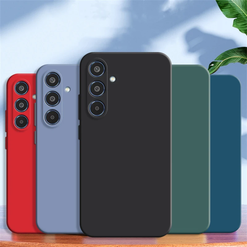 Matte Shockproof Liquid Silicone TPU Case - Universal Samsung Galaxy ...