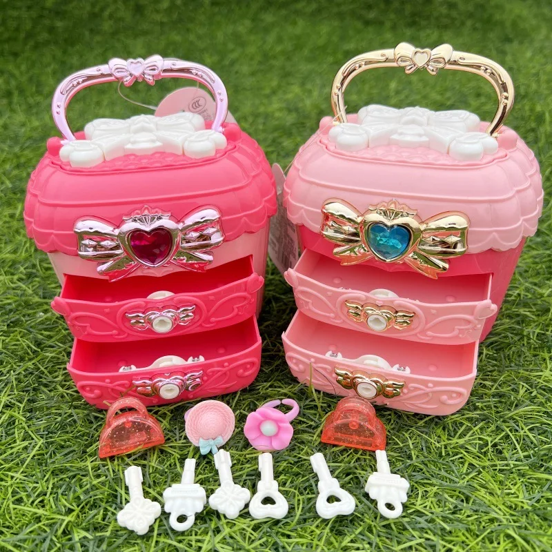 Girls-Princess-Treasure-Hunt-Magic-Box-Key-Unlocking-Toys-Cartoon-Pink ...