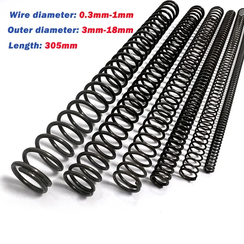 Length-305mm-Spring-Steel-Compression-Spring-Rotor-Return-Compressed ...