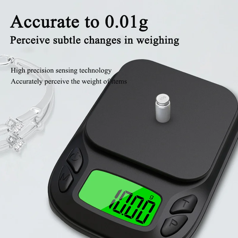 New Portable Mini Pocket Scale 0.01G/0.1G-200G/500G/1Kg Accuracy ...