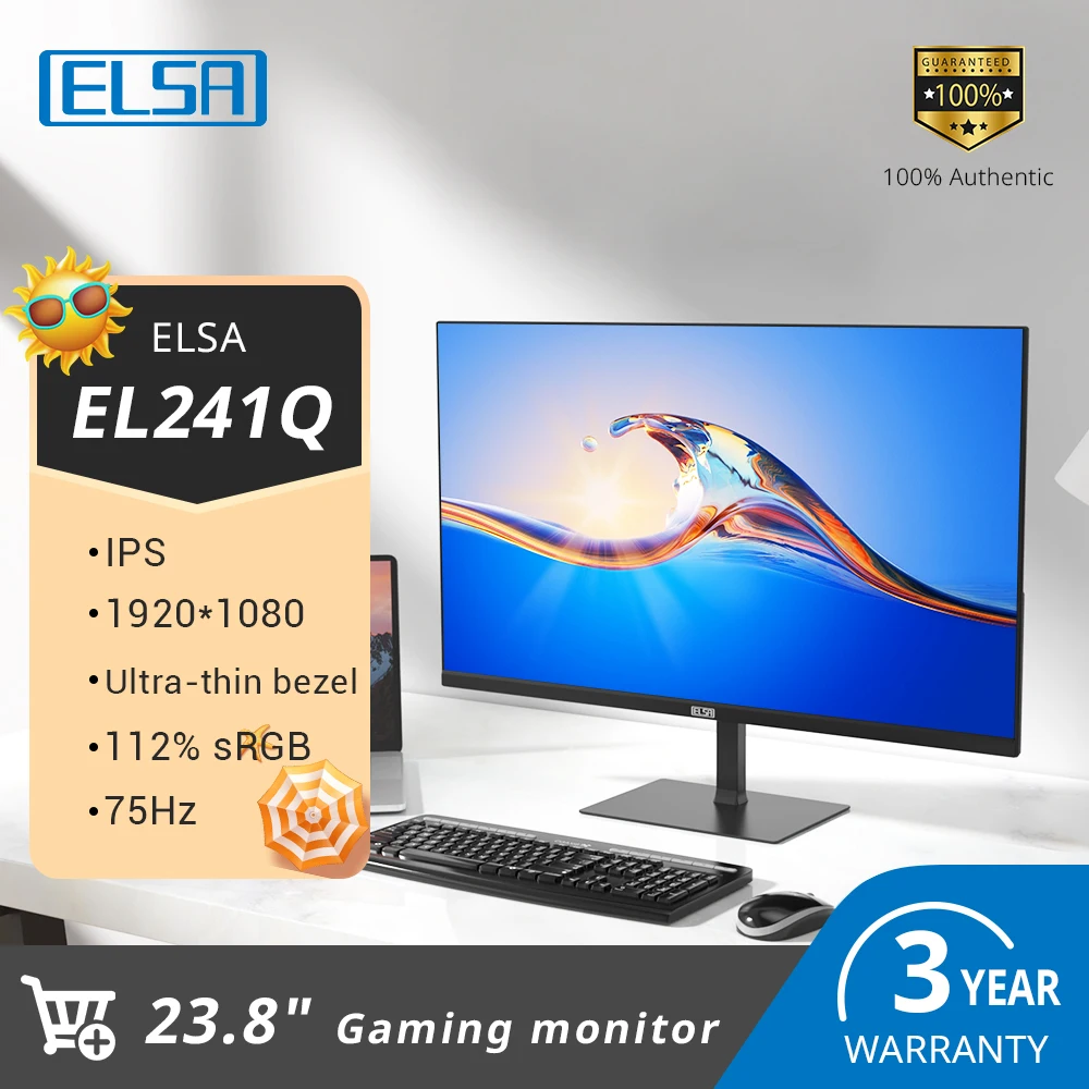 ELSA-Monitor-de-pantalla-de-24-y-27-pulgadas-para-PC-pantalla-de ...