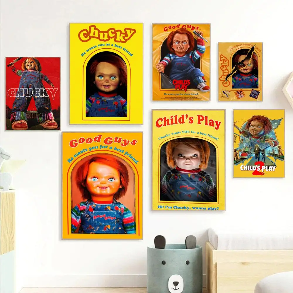 P-ster-de-arte-autoadhesivo-de-pel-cula-de-terror-de-Chucky-cl-sico ...