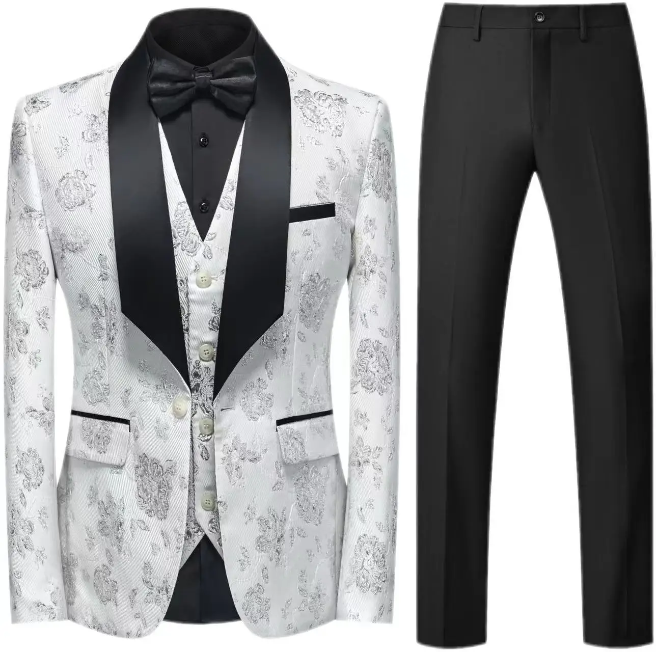 2024 Casual Fashion New 8-color Plus-size Men's Suit Wedding Dress ...