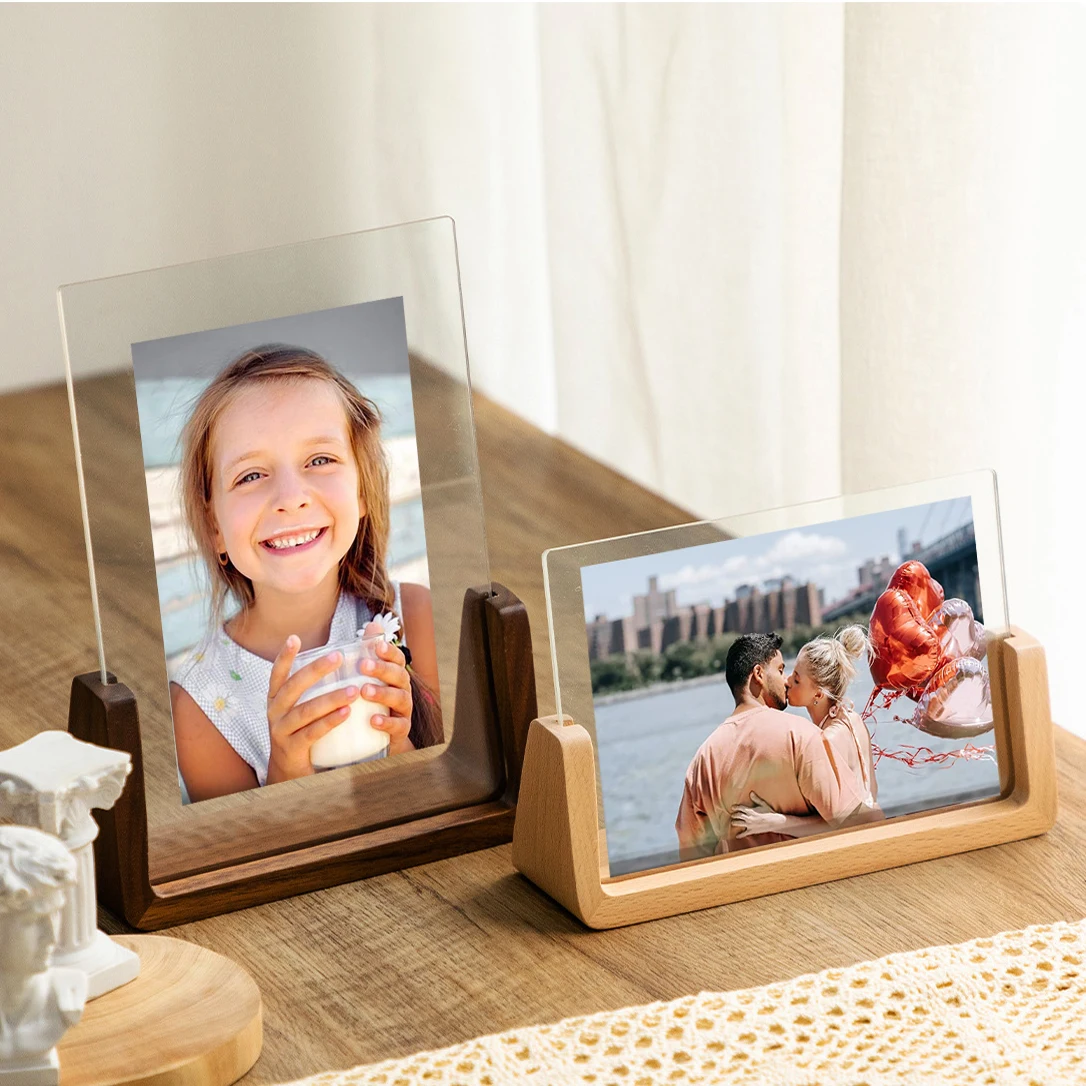 Acrylic U-Shape Wooden Photo Frame – Crafty Corner Shop