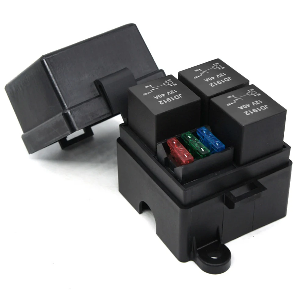 Free Combination Auto Car Truck 3 Way Fuse Holder Relay holder Circuit ...