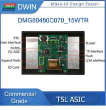 DWIN 4.3/7.0/10.1 DGUS2 Commercial Grade HMI LCD Display Resistive ...