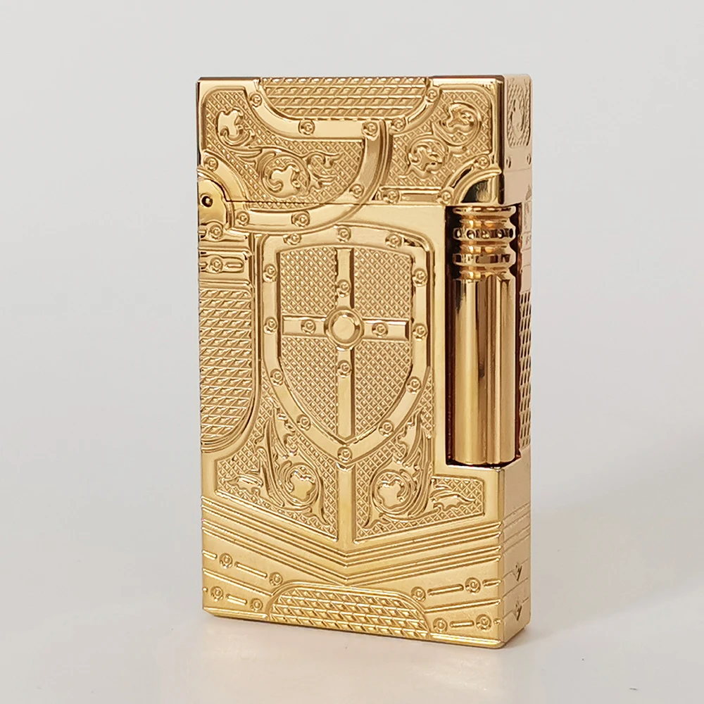 Metal Gas Lighters Ping Sound Shield of Knight Collectible for ...