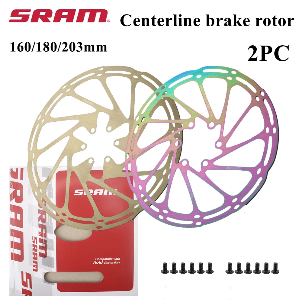SRAM-Centerline-Disc-Brake-Rotor-160-180-203mm-Stainless-Steel ...