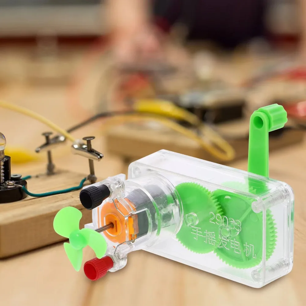 【In-Demand Item】 Model Science Kit Hand Generator Experimental Physical ...