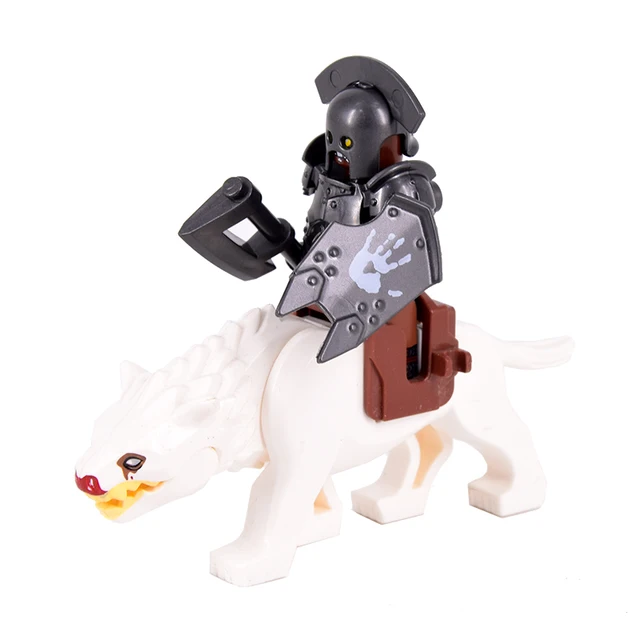 1pcs Medieval Knights Dwarf Goat Boar Mount Soldiers Mini Ation lotr ...