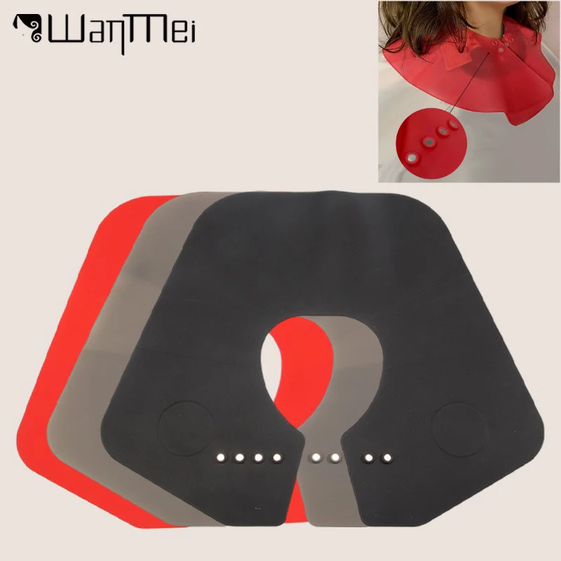 Barber-Haircut-Neck-Cape-Wrap-Collar-Shield-Waterproof-Silicone ...